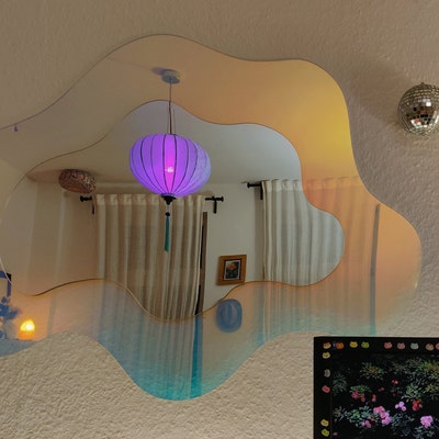 MINI Small Wiggly Life Reflector Wavy Acrylic Mirror Wiggly Mirror ...