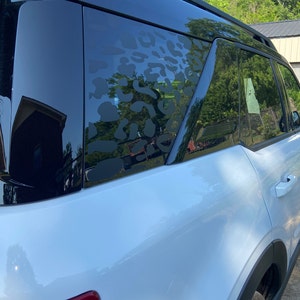 Leopard Cheetah Print Spots Rear Side Window Decals for 2021 Ford ...