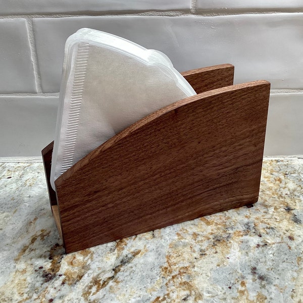 Walnut and Maple Napkin Holder, Paper Napkin Holder, Cloth Napkin ...