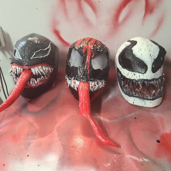 Venom Cosplay Mask Jpeg Patterns - Etsy