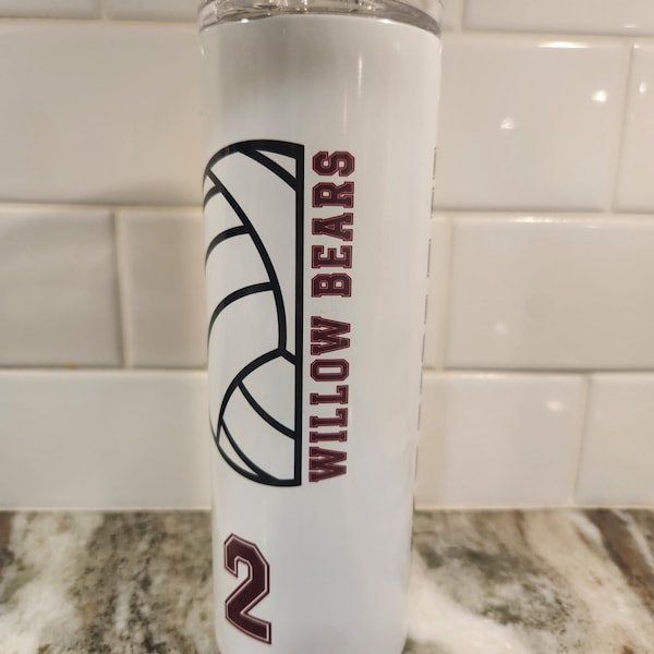 Personalized Team Volleyball Gift, Custom Volleyball Team Tumbler ...