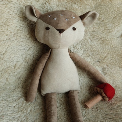 Deer Sewing Pattern PDF Make a Deer/reindeer Woodland Animal - Etsy