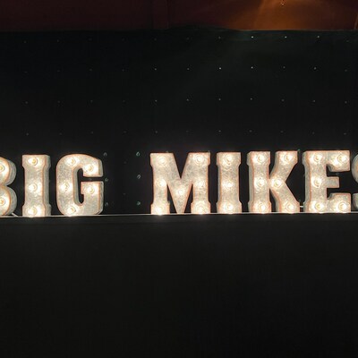 Light up Letters Metal Marquee 7 Small Electric Lights Sign - Etsy