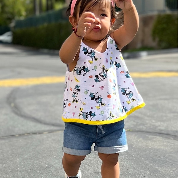 Laramie Swing Top PDF Sewing Pattern, Including Sizes 12 Months - 14 ...