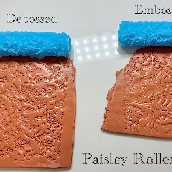Paisley Deep Impression Texture Roller - Etsy