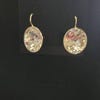 Large Bella Gold-plated Crysta Golden Sadow Pierced Crystal Earrings ...