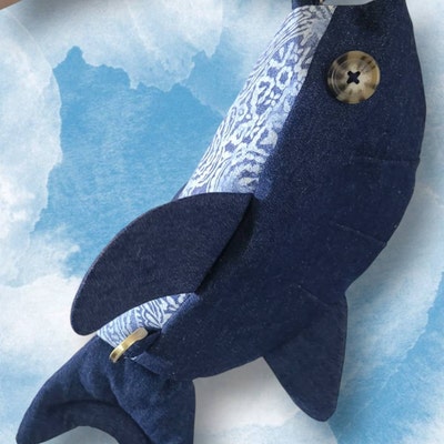 PDF/ Digital Sewing Pattern Whale Shark Bag for Backpack or Shoulder ...