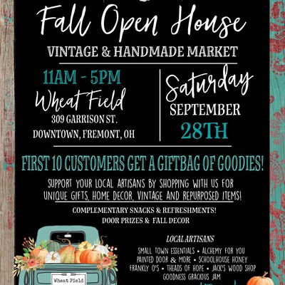 Fall Event Flyer, Custom Flyer, Vendor Flyer, Invitation for Vendors ...