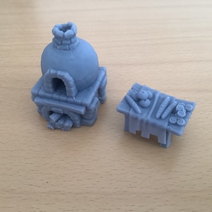 Cart RPG Miniature Furniture 3D Printed 28mm Scatter Terrain - Etsy