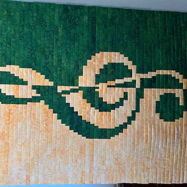 Inverted Bass Guitar Throw Quilt Pattern - Etsy