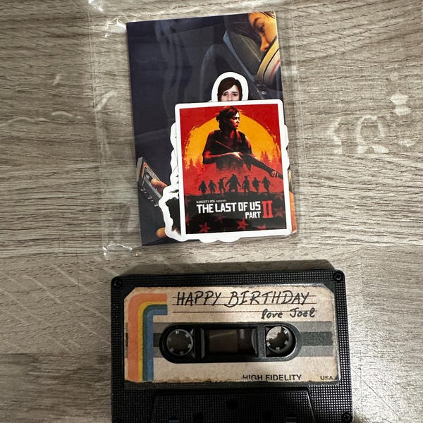 The Last of Us Cassette: "happy Birthday, Love Joel" - TLOU Cosplay ...