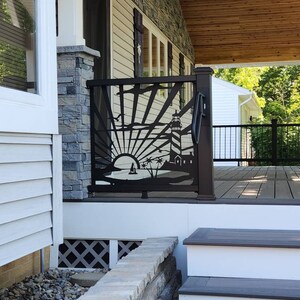 Railing Handrail Stair Iron Metal Fence Privacy Screen - Etsy
