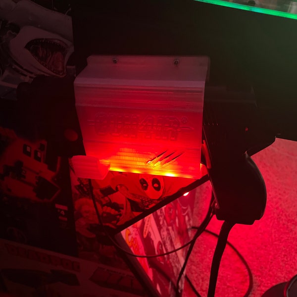 RGB Gun4ir LOGO Arcade Lightgun Holster for Guncon, Aimtrak, or Super ...