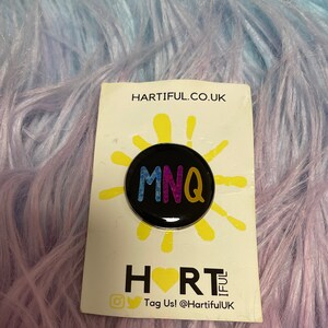 Personalised Pick Your Text/shape Circle Enamel Pin - Etsy