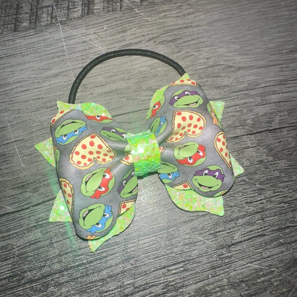 Dragon Bow...toothless Bow...light Fury Bow..glitter Bow..5 Inch Bow ...
