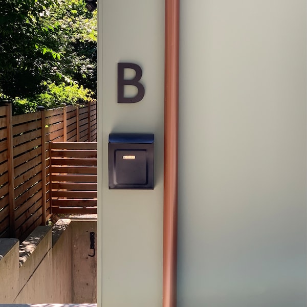 CLASSIC MODERN House Numbers, Black Front Door Numbers, 8 and 12 Inch ...