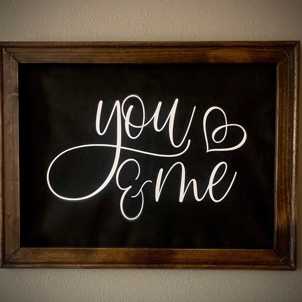 You and Me SVG, Couples Sign Svg, Love Svg, Diy Farmhouse Svg, Digital ...