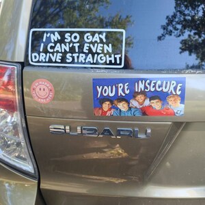 You're Insecure Bumper Sticker & Car Magnet - Etsy