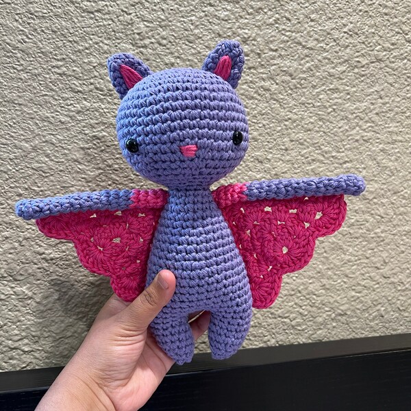 Chloe Crochet Bat Pattern, Amigurumi Bat, Crochet Bat PDF, Amigurumi ...