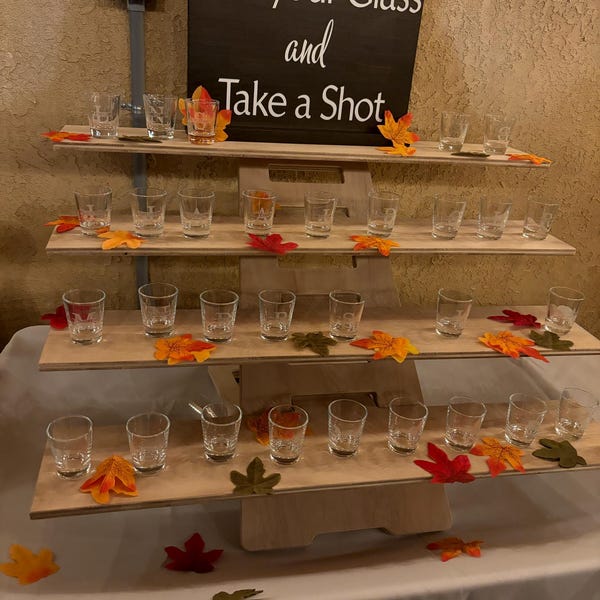 Display Shelves - Quick Setup - 4 Tier 30" Shelf Display - Craft Show ...