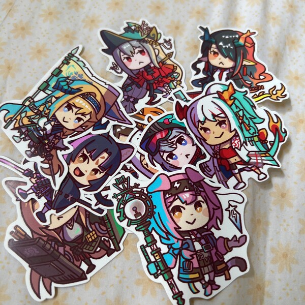 Arknights Sticker Pack Vol. 1 by Wittlered - Etsy