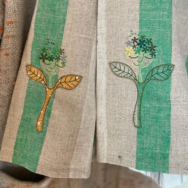 4 Machine Embroidery Designs Easy Made for Knitters 4 Motifs and Texts ...