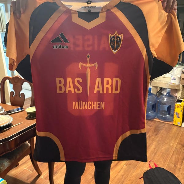 Blue Lock Bastard Munchen Football Jersey, Kaiser Cosplay Shirt, Blue ...