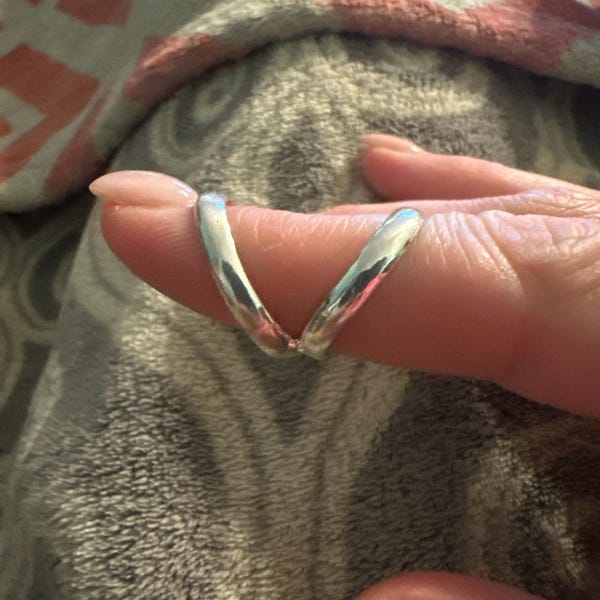 Arthritis Finger Splint Adjustable Sterling Silver 925 or Bronze One ...
