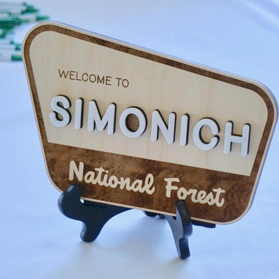 National Forest Last Name Puzzle Newlywed Gift Personalized Puzzle ...