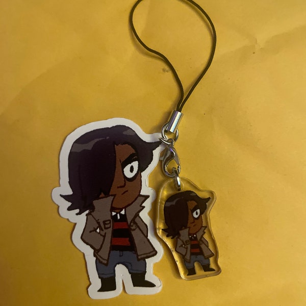Scott Pilgrim Mini Acrylic Phone Charm Keychains - Etsy
