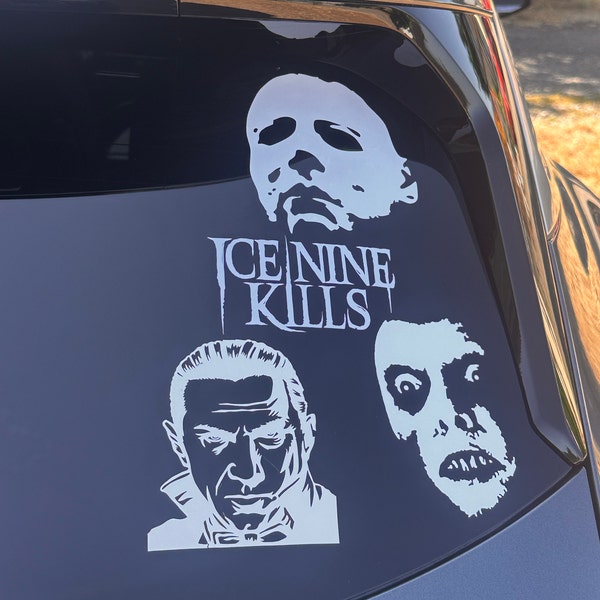 Ice Nine Kills Decal, Band Stickers, Scary Movie Stickers, Ice Nine ...