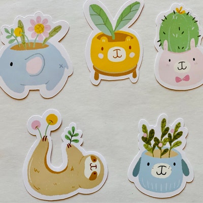 Tiger Cub Vinyl Sticker, Cute Tiger Sticker - Etsy