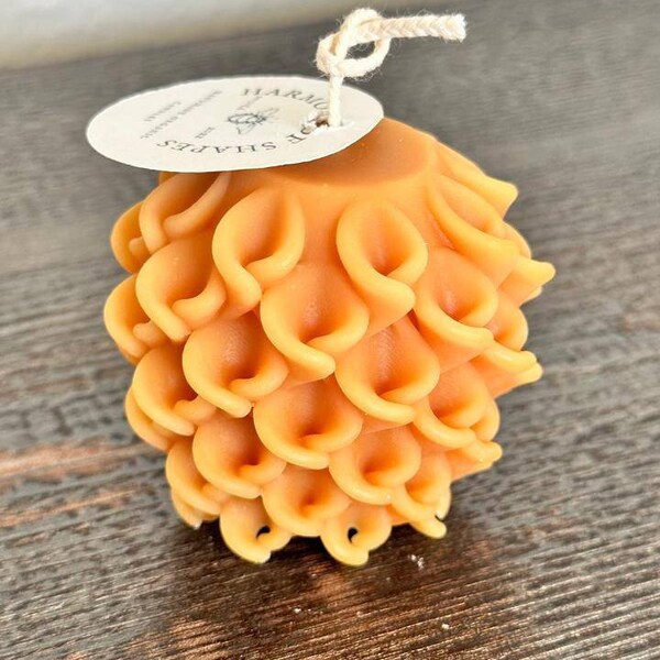 Unique Curved Soy Candle, Sculptural Soy Candle, Set of Soy Organic ...