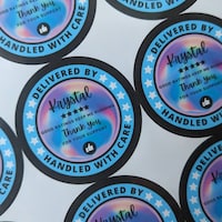 Sunflower Delivery Stickers for Gig Workers Custom Personalized 2 ...