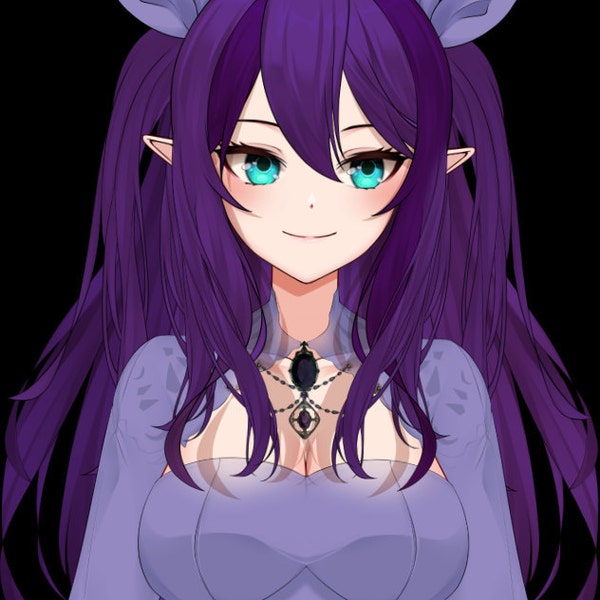 Customizable Vtuber/premade Live 2D Vtuber Model Cute Elf Anime Girl ...