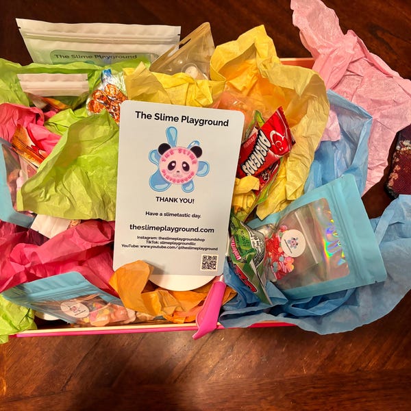 Blue Alien Crunch Slime, ASMR Slime, Slime Shop, Birthday Slime, Slime ...