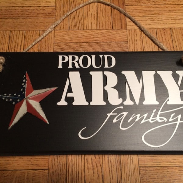 Army Signs, Military Sign, Proud Army Family, Family Sign, American ...