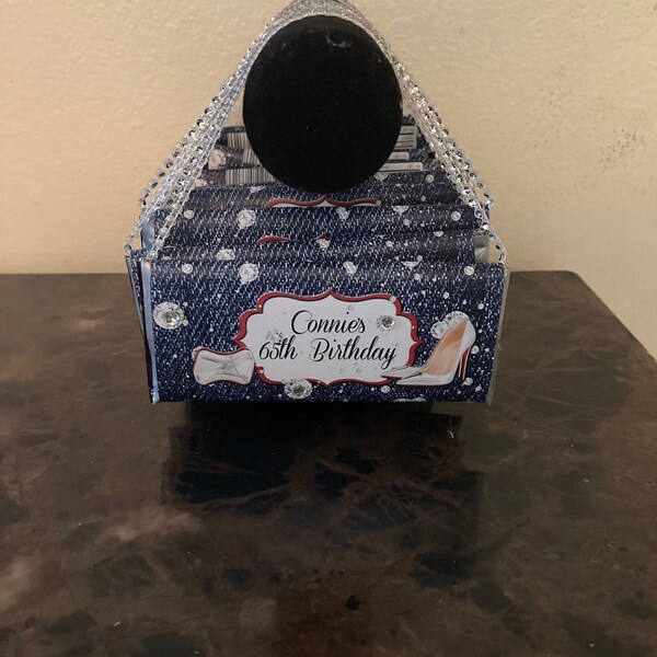 Denim & Diamonds Theme Candy Bar Wrappers | Denim Theme Birthday ...