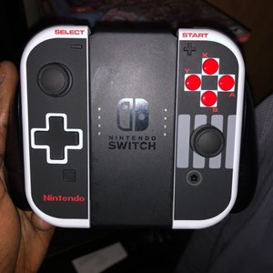 Custom NES Nintendo Themed Nintendo Switch Joy-con Joycon Controllers D ...