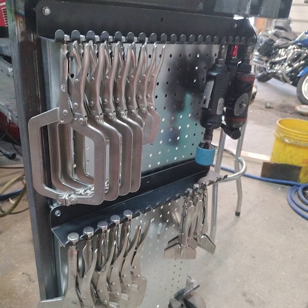 VISE Clamp/air Tool Rack - Etsy