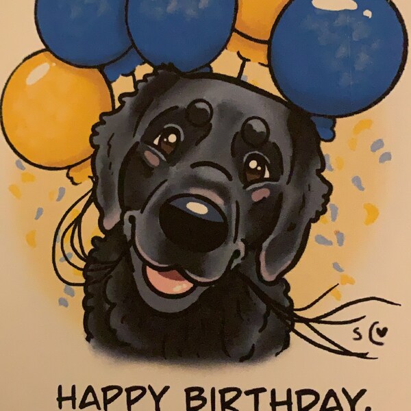 Custom Handmade Dog Card From Your Photo - Etsy
