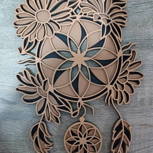 Pianoforte 3D Mandala SVG, Musical Instruments 3D Mandala DXF, Music ...