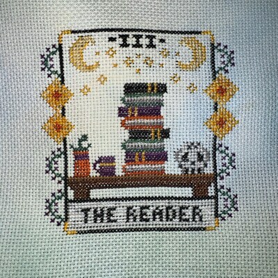 The Reader Tarot Card Cross Stitch Pattern Instant Download PDF Gothic ...