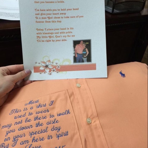 Memory Pillows From Shirts With Shirt Poem "this is a Shirt I Used to ...