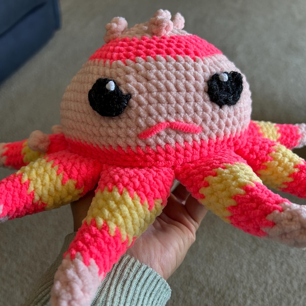 Crown of Thorns Red Starfish Crochet Pattern Inspired Octonauts Angry ...