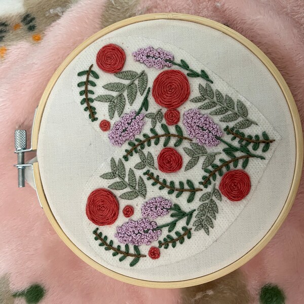 KIT: Beginner Embroidery - Iris - Etsy