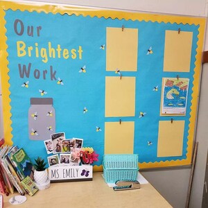 Teacher Bulletin Board Kit Classroom Bulletin Board Set Back | Etsy