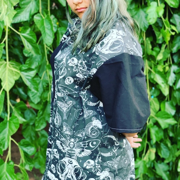 Oversized Button up Shirt PDF Sewing Pattern Sizes XS / S / M / L / XL ...