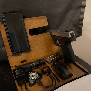 Wooden Docking Station, Police Officer Docking Station, Wood Stand for ...