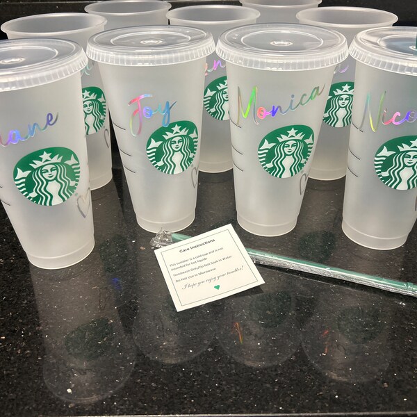 Personalized Starbucks Cup With Heart | Starbucks Cup Personalized ...